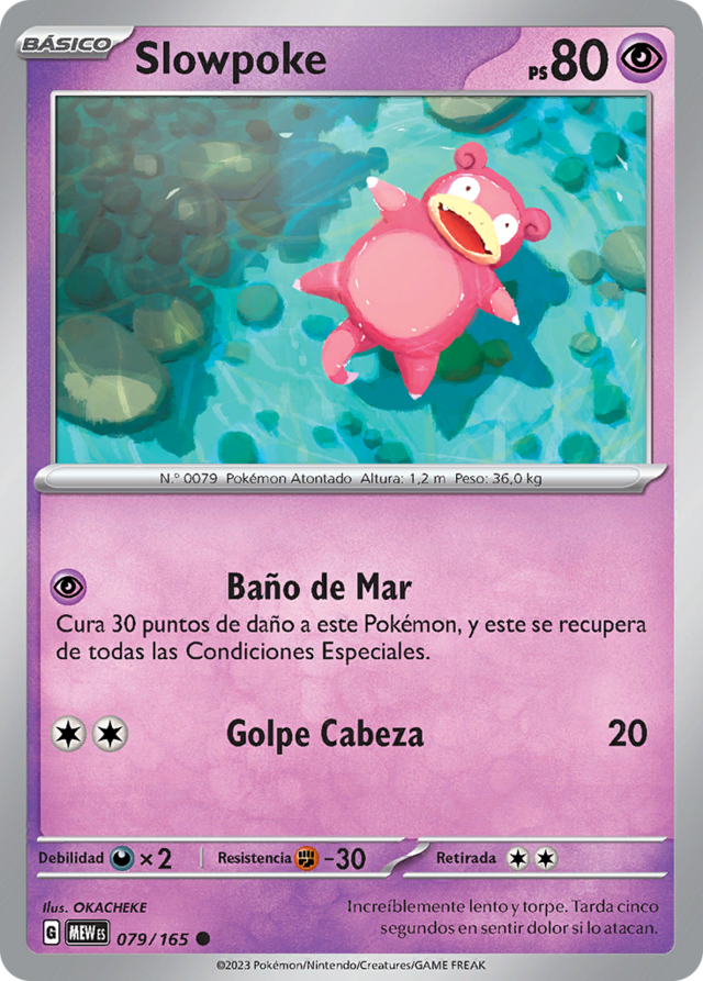 Slowpoke (151 TCG) - WikiDex, la enciclopedia Pokémon