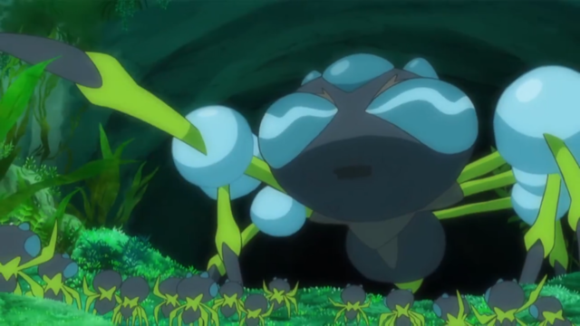 Archivo:EP1014 Araquanid.png - WikiDex, la enciclopedia Pokémon