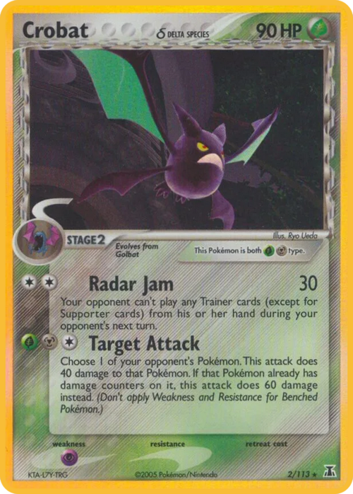 Crobat δ (Delta Species TCG) - WikiDex, la enciclopedia Pokémon