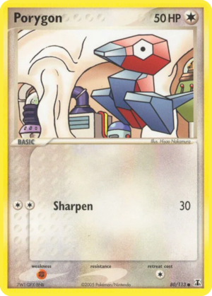 Porygon (Delta Species TCG) - WikiDex, la enciclopedia Pokémon