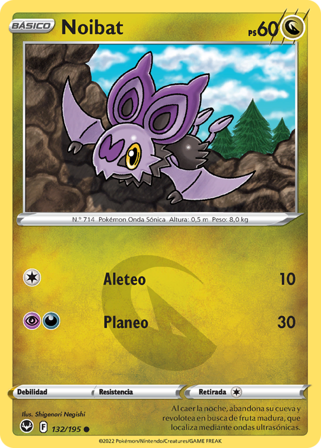 Noibat (Tempestad Plateada TCG) - WikiDex, la enciclopedia Pokémon
