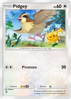 Pidgey (Megaascenso TCG Pocket) - WikiDex, la enciclopedia Pokémon