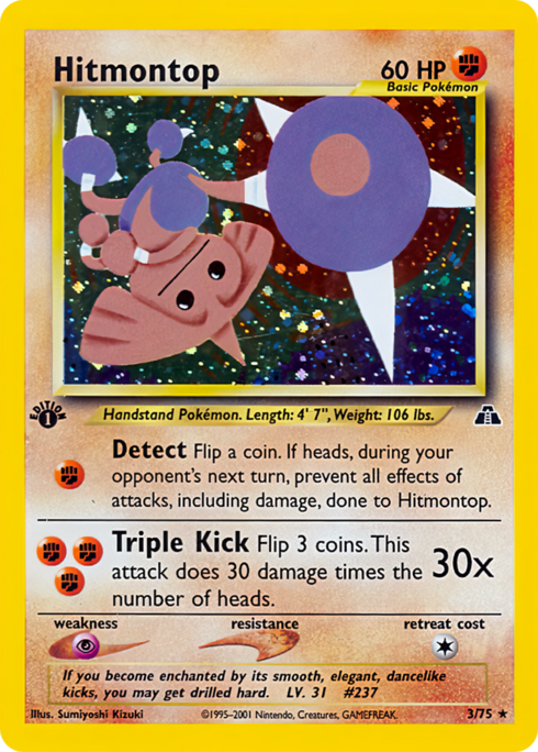 Hitmontop (Neo Discovery TCG) - WikiDex, la enciclopedia Pokémon