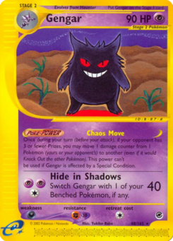 Gengar (Expedition Base Set TCG) - WikiDex, la enciclopedia Pokémon