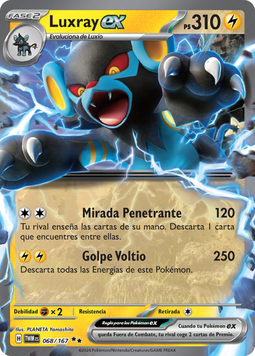 Luxray ex (Mascarada Crepuscular TCG) - WikiDex, la enciclopedia Pokémon