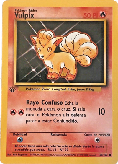 Vulpix (Base Set TCG) - WikiDex, la enciclopedia Pokémon