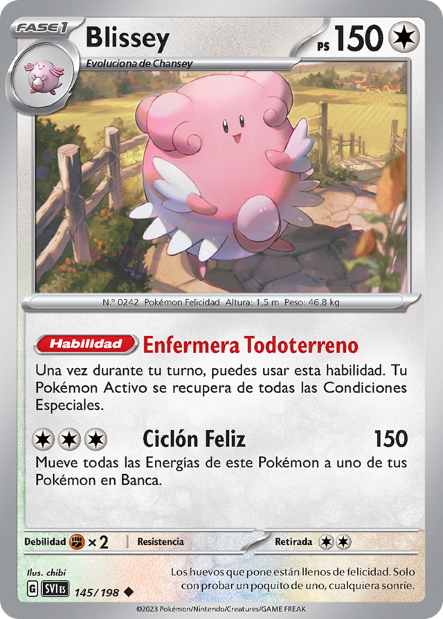 Blissey (Escarlata y Púrpura TCG) - WikiDex, la enciclopedia Pokémon