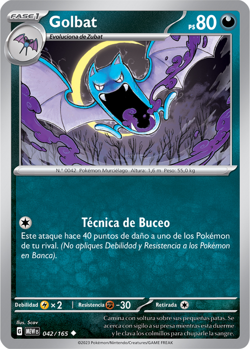 Golbat (151 TCG) - WikiDex, la enciclopedia Pokémon