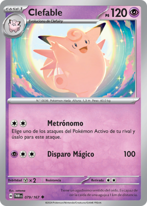 Clefairy (Mascarada Crepuscular TCG) - WikiDex, la enciclopedia Pokémon