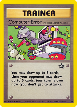 Computer Error (TCG) - WikiDex, la enciclopedia Pokémon