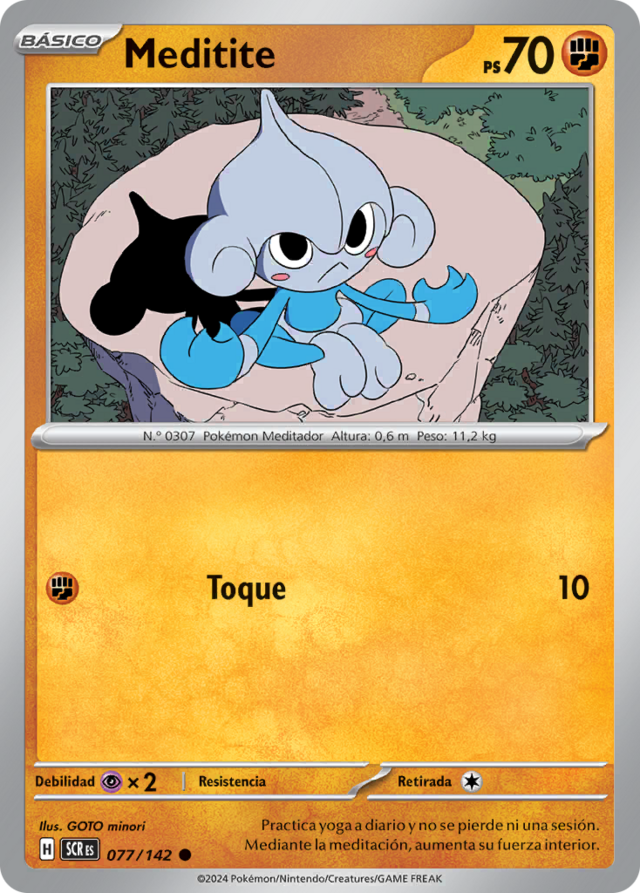 Meditite (Corona Astral 77 TCG) - WikiDex, la enciclopedia Pokémon