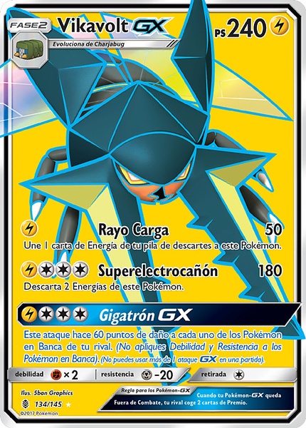 Vikavolt-GX (Albor de Guardianes TCG) - WikiDex, la enciclopedia Pokémon