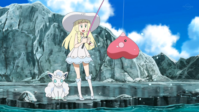 Archivo:EP1063 Luvdisc.png - WikiDex, la enciclopedia Pokémon