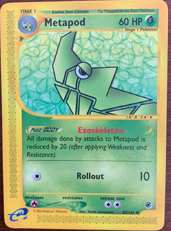 Metapod (Expedition Base Set TCG) - WikiDex, la enciclopedia Pokémon