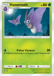 Venomoth (Genes Formidables TCG Pocket) - WikiDex, la enciclopedia Pokémon