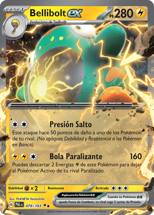 Bellibolt ex (Evoluciones en Paldea TCG) - WikiDex, la enciclopedia Pokémon