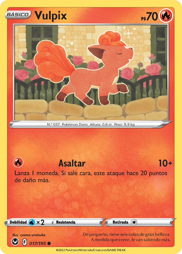 Vulpix (Tempestad Plateada TCG) - WikiDex, la enciclopedia Pokémon