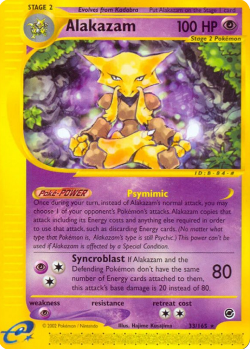 Alakazam (Expedition Base Set TCG) - WikiDex, la enciclopedia Pokémon