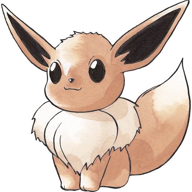 Archivo:Eevee en Rojo y Verde.png - WikiDex, la enciclopedia Pokémon