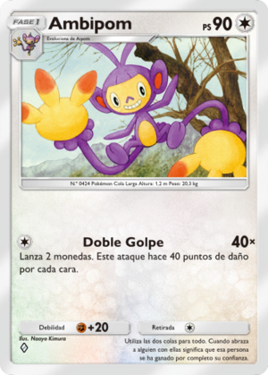 Ambipom (Pugna Espaciotemporal TCG Pocket) - WikiDex, la enciclopedia ...