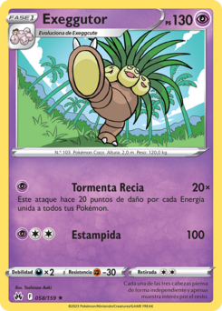 Exeggutor (Cenit Supremo TCG) - WikiDex, la enciclopedia Pokémon