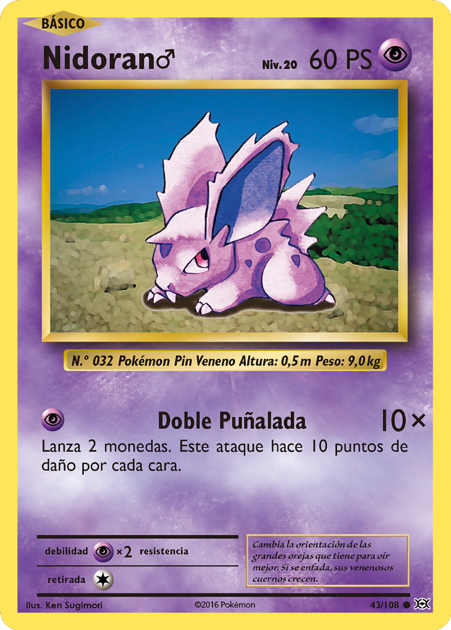 Nidoran♂ (Evoluciones TCG) - WikiDex, la enciclopedia Pokémon