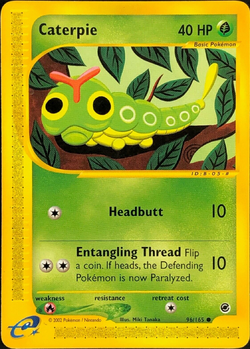 Caterpie (Expedition Base Set TCG) - WikiDex, la enciclopedia Pokémon