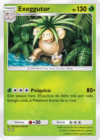 Exeggutor (La Isla Singular TCG Pocket) - WikiDex, la enciclopedia Pokémon