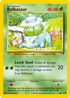 Bulbasaur (Base Set TCG) - WikiDex, la enciclopedia Pokémon