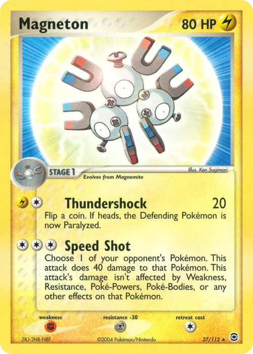 Magneton (FireRed & LeafGreen TCG) - WikiDex, la enciclopedia Pokémon