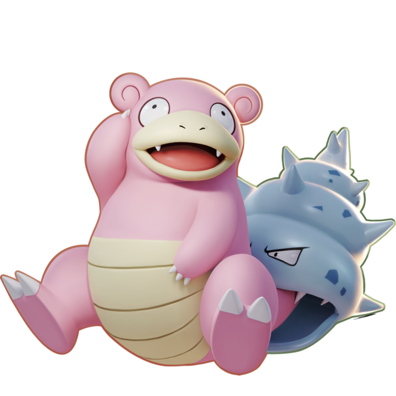 Archivo:Artwork Slowbro UNITE.png - WikiDex, la enciclopedia Pokémon