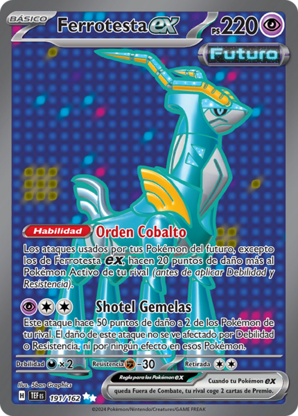 Ferrotesta ex (Fuerzas Temporales TCG) - WikiDex, la enciclopedia Pokémon