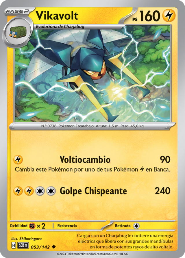 Vikavolt (Corona Astral TCG) - WikiDex, la enciclopedia Pokémon
