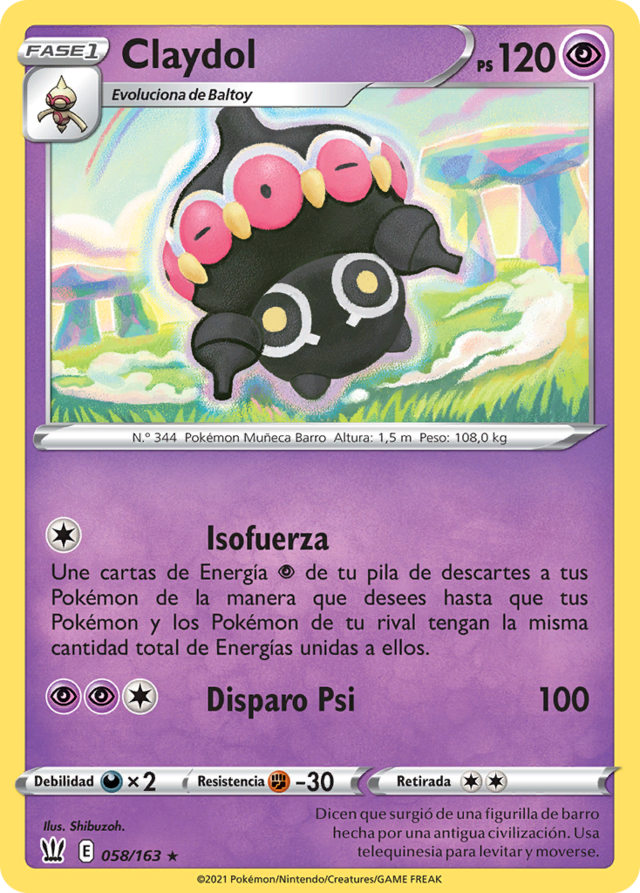 Claydol (Estilos de Combate TCG) - WikiDex, la enciclopedia Pokémon