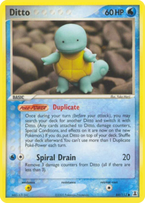 Ditto (Delta Species 64 TCG) - WikiDex, la enciclopedia Pokémon