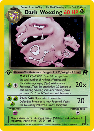 Koffing (Team Rocket TCG) - WikiDex, la enciclopedia Pokémon