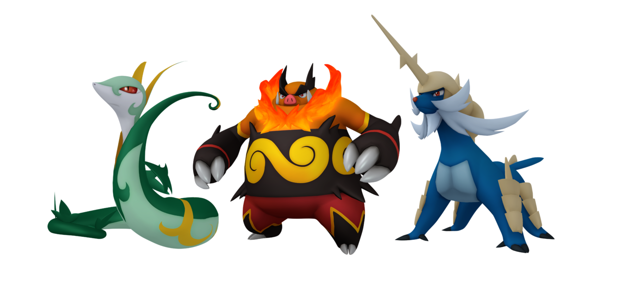 Archivo:Serperior, Emboar y Samurott Pokédex 3D.png - WikiDex, la ...