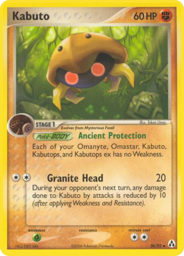 Kabuto (Legend Maker TCG) - WikiDex, la enciclopedia Pokémon