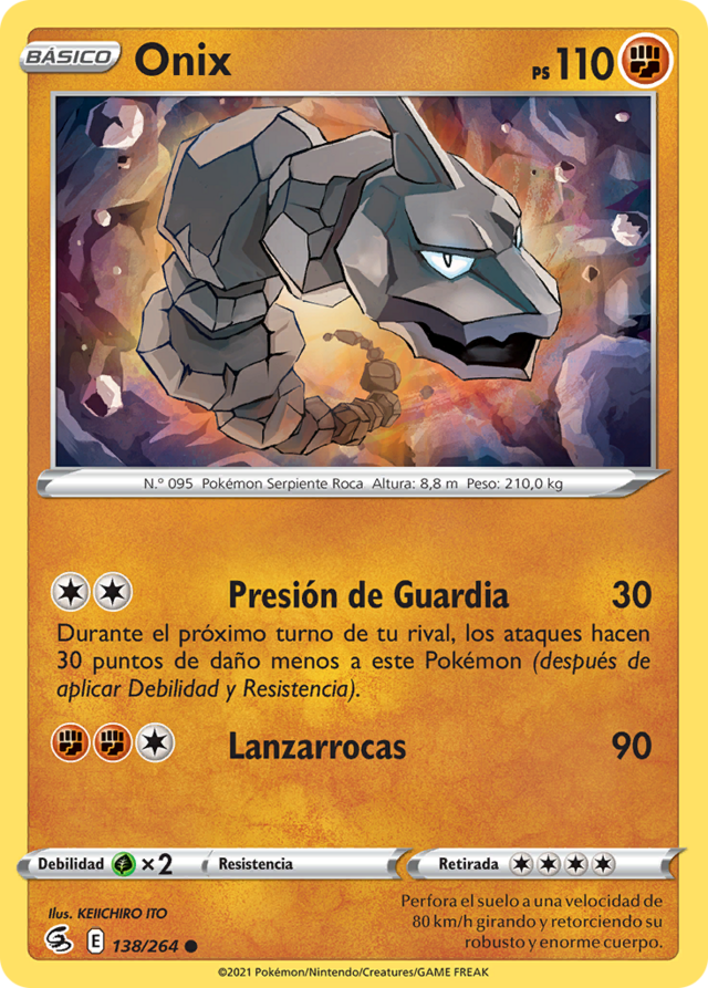 Onix (Golpe Fusión TCG) - WikiDex, la enciclopedia Pokémon