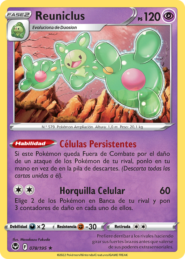 Reuniclus (Tempestad Plateada TCG) - WikiDex, la enciclopedia Pokémon