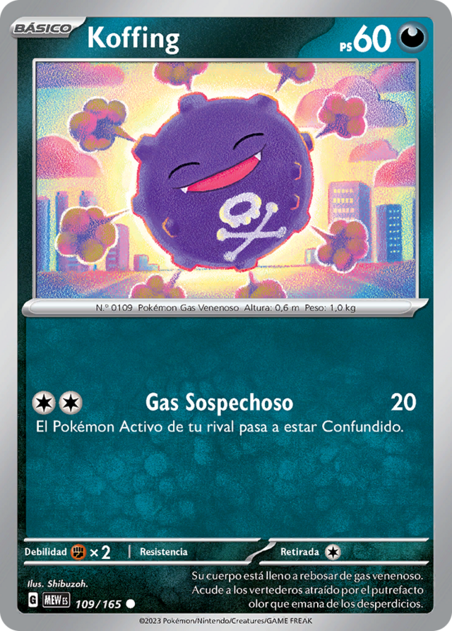 Koffing (151 TCG) - WikiDex, la enciclopedia Pokémon