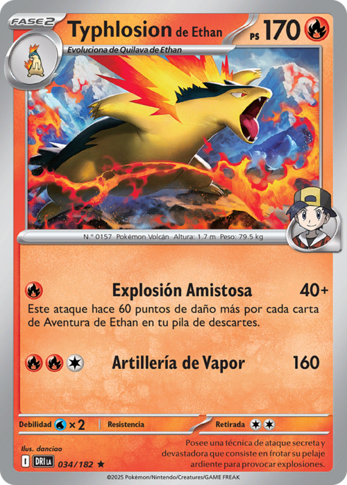 Typhlosion de Ethan (Rivales Predestinados TCG)/Typhlosion de Eco ...