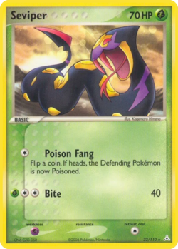 Seviper (Holon Phantoms TCG) - WikiDex, la enciclopedia Pokémon