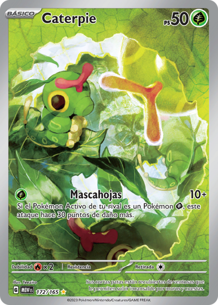 Caterpie (151 TCG) - WikiDex, la enciclopedia Pokémon