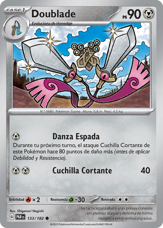 Doublade (Brecha Paradójica 133 TCG) - WikiDex, la enciclopedia Pokémon
