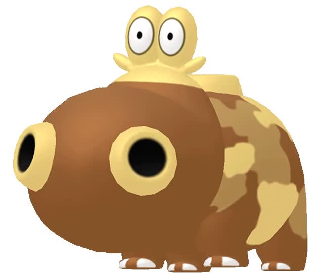 Archivo:Hippopotas HOME hembra.webm - WikiDex, la enciclopedia Pokémon