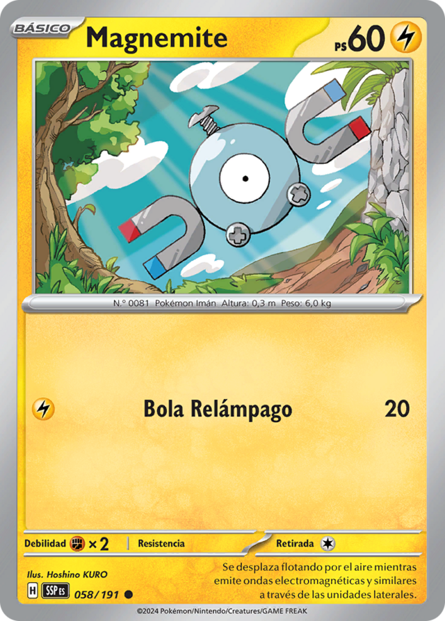 Magnemite (Chispas Fulgurantes TCG) - WikiDex, la enciclopedia Pokémon