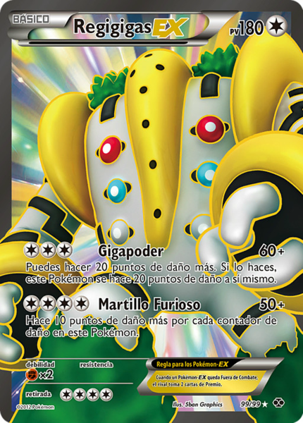 Regigigas-EX (Próximos Destinos TCG) - WikiDex, la enciclopedia Pokémon