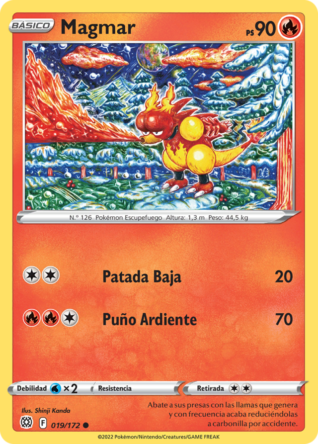 Magmar (Astros Brillantes TCG) - WikiDex, la enciclopedia Pokémon