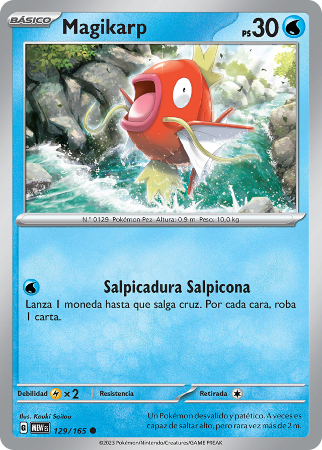 Magikarp (151 TCG) - WikiDex, la enciclopedia Pokémon